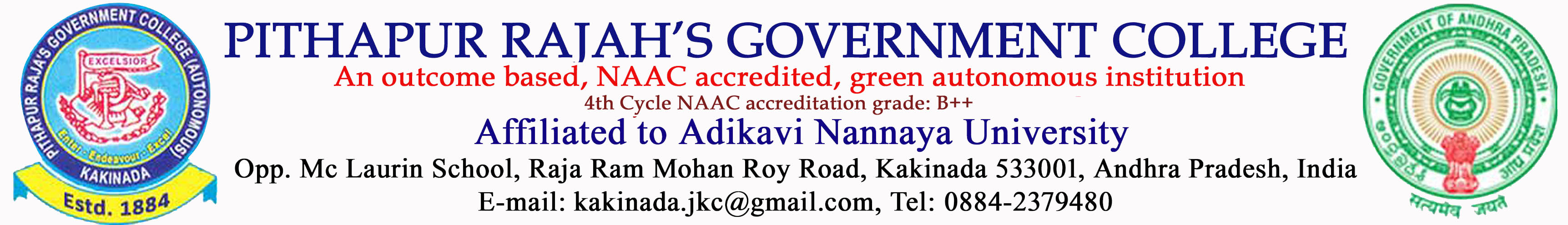 PITHAPUR RAJA'S GOVT. COLLEGE