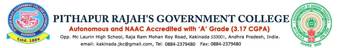 PITHAPUR RAJA'S GOVT. COLLEGE